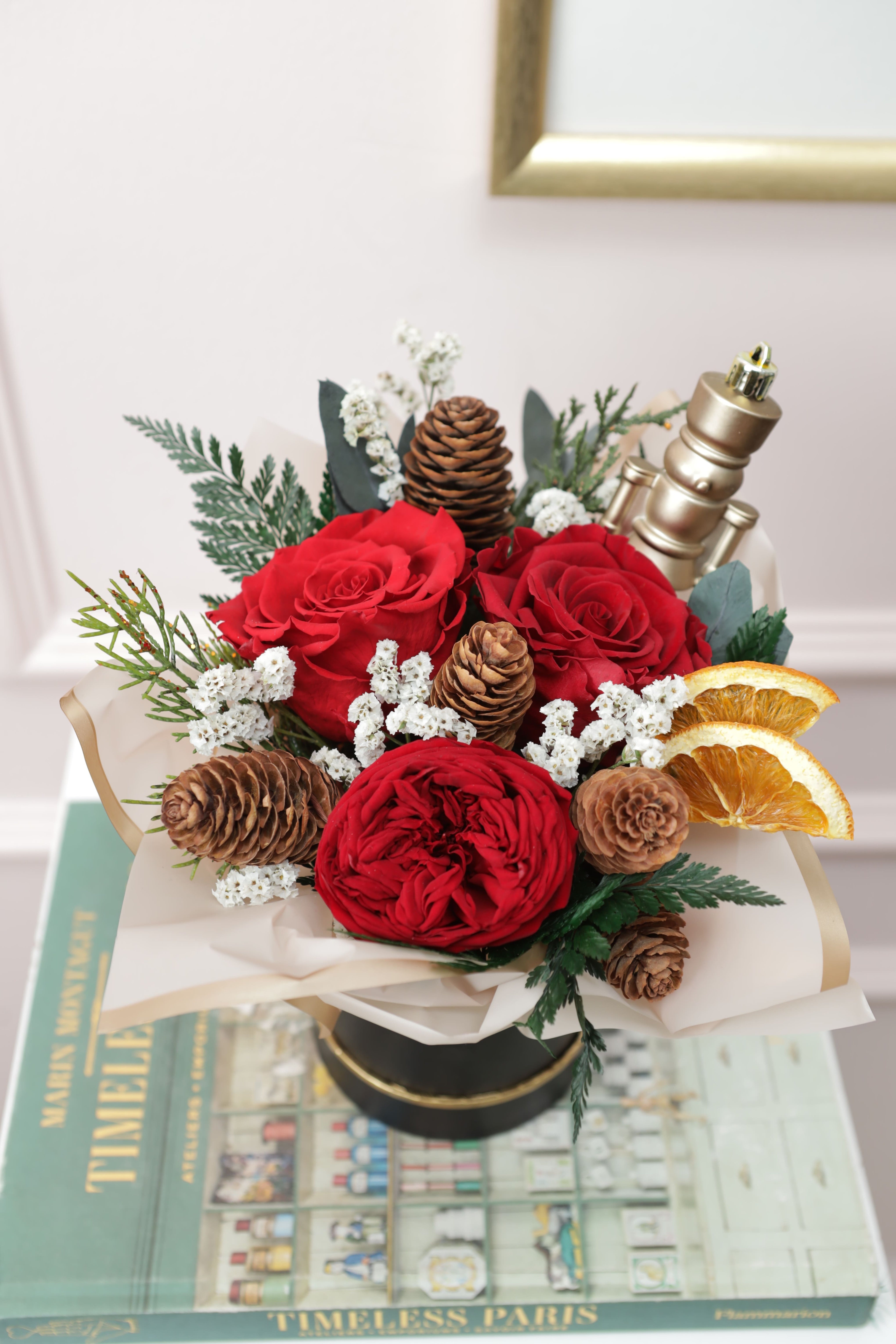 Flower Box 4" Trío Mixto Navidad – Caperucita Rosa